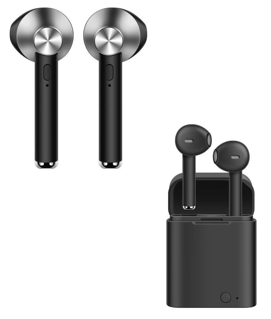 CobaltX Premium True Wireless Earbuds With Portable Charging Case